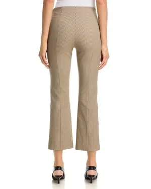 Vince Niki Mid Rise Plaid Pants