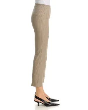 Vince Niki Mid Rise Plaid Pants