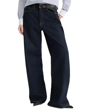 Good American Vintage Low Slung Baggy Jeans - Rinse