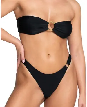 BRIGHT SWIMWEAR Hana Bottom Bikini Bottom - Black