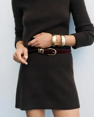 Aqua Brushed Mini Skirt - Chocolate