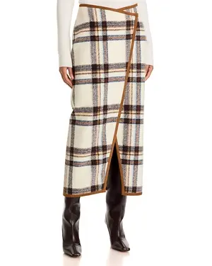 TOCCIN Leia Printed Wrap Skirt - Cedar Multi
