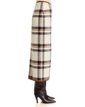 TOCCIN Leia Printed Wrap Skirt