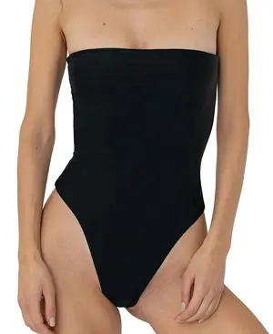 BRIGHT SWIMWEAR Ruby One Piece Swimsuit - Black