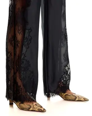 TOCCIN Priya Lace Inset Flare Pants