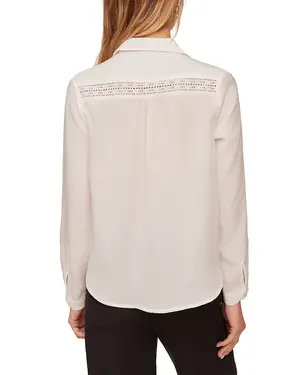 Bella Dahl Lace Trim Shirt