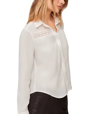 Bella Dahl Lace Trim Shirt