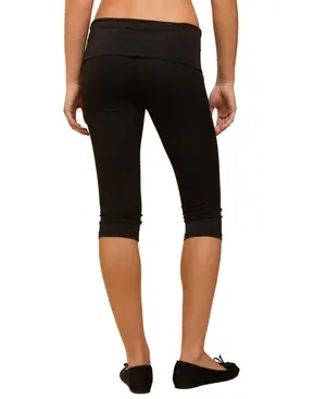 EDIKTED Ravena Foldover Capri Leggings
