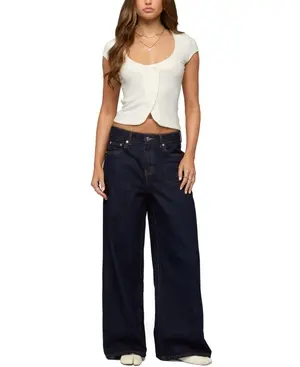 EDIKTED Juanita Low Rise Baggy Jeans