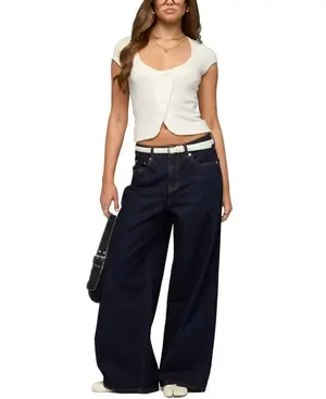 EDIKTED Juanita Low Rise Baggy Jeans