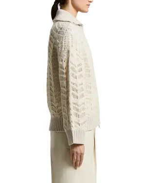 Peserico Wool, Silk & Cashmere Cardigan