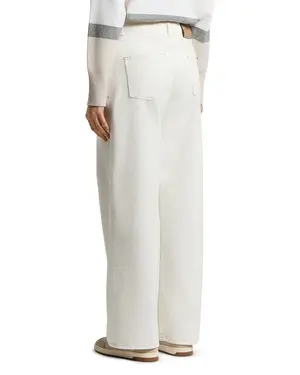 Peserico Stretch Cotton Twill Denim Pants