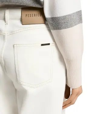 Peserico Stretch Cotton Twill Denim Pants
