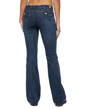 EDIKTED Roccio Low Rise Bootcut Jeans