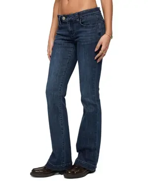 EDIKTED Roccio Low Rise Bootcut Jeans