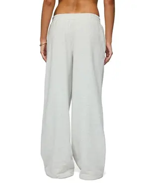 EDIKTED Jacie Wide Leg Sweatpants