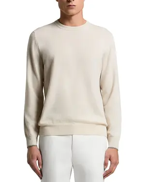 Peserico Extra Fine Wool Blend Crewneck Sweater - Luminous Beige
