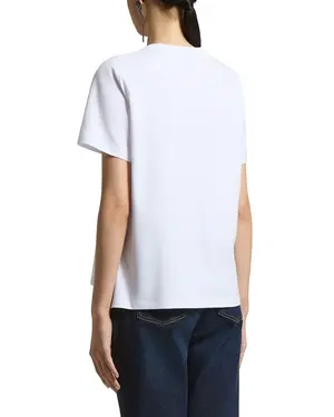 Peserico Stretch Cotton Jersey Crewneck Tee
