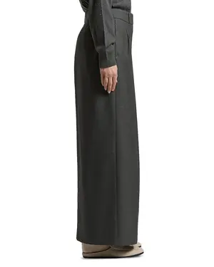 Peserico Stretch Wool Gabardine Maxi Skirt