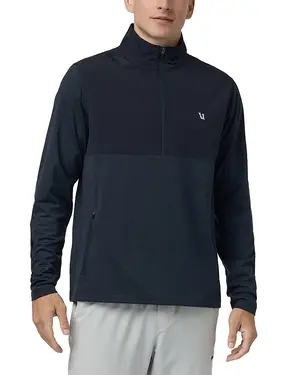 Vuori Sunday Element Half Zip Sweater - Ink Heather
