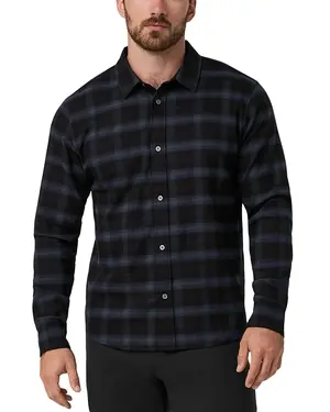 Vuori Flannel Cotton Blend Shirt - Black