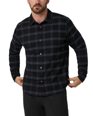 Vuori Flannel Cotton Blend Shirt - Black