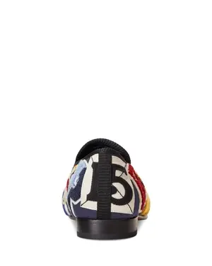 Polo Ralph Lauren Paxton Logo Patch Canvas Slippers
