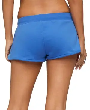 EDIKTED Celiah French Terry Shorts - Blue