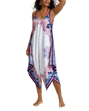 Tommy Bahama Paisley Daze Scarf Cover Up Dress
