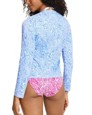 Tommy Bahama Paisley Daze Zippered Rash Guard