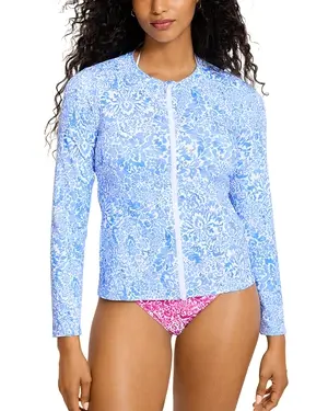 Tommy Bahama Paisley Daze Zippered Rash Guard