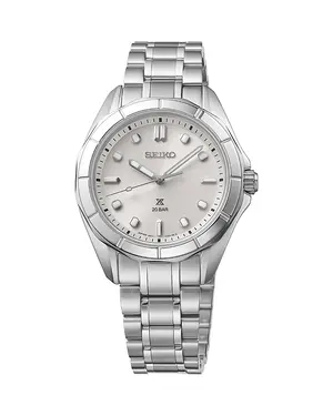 SEIKO Prospex Sea Sport Quartz Watch, 34mm - Silver