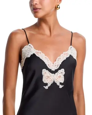 LoveShackFancy Lomira Slip Dress