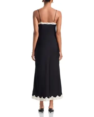 LoveShackFancy Lomira Slip Dress