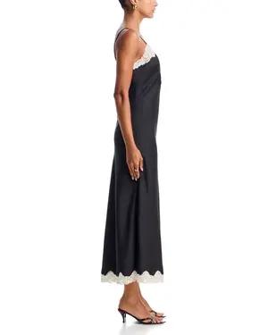 LoveShackFancy Lomira Slip Dress