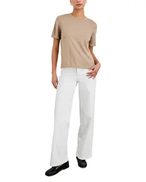 Rails Round Neck Cotton-blend Sweater Top