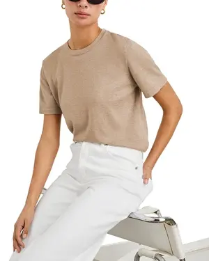 Rails Round Neck Cotton-blend Sweater Top