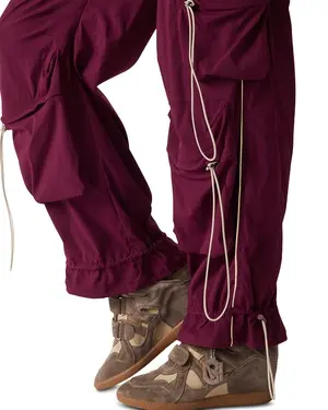 Steve Madden Jacey Drawstring Hem Cargo Pants