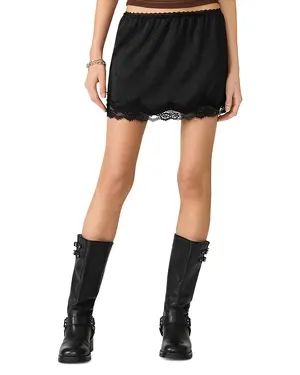 Steve Madden Cindi Mini Skirt - Black