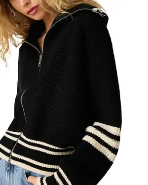 Steve Madden Dara Zip-up Sweater