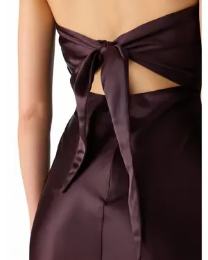 Steve Madden Elaia Gown - Deep Fig