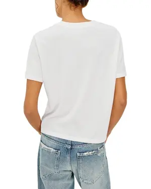 Rails Cotton-blend Round-neck Sweater Top