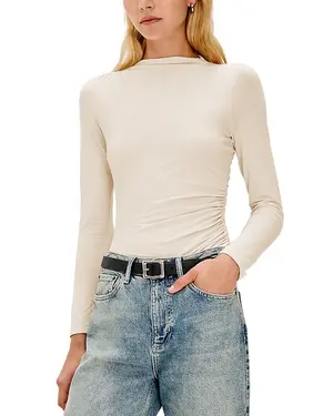 Rails Joelle Side Ruch Top - Ivory