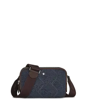 Montblanc Denim Crossbody Bag - Blue