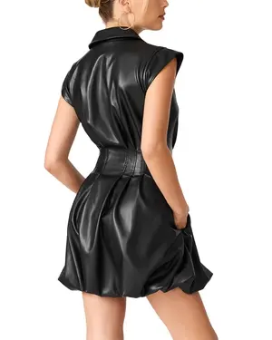 Steve Madden Dyanne Cap Sleeve Bubble Hem Dress