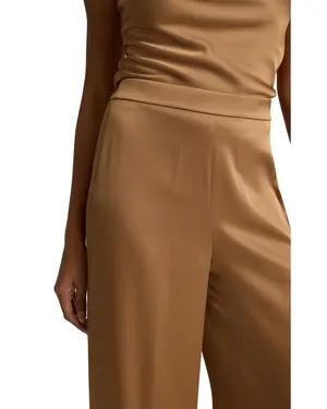 St. John Satin Wide Leg Pants