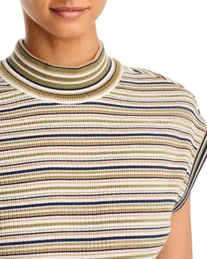 Ramy Brook Natalia Striped Midi Dress