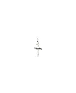 UNODE50 Sterling Medium Cross Charm - Silver
