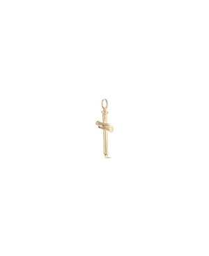 UNODE50 Plated Cross Charm Pendant