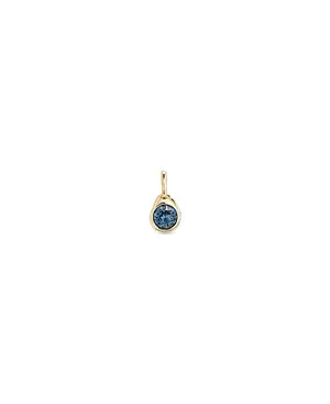 UNODE50 Plated Circular Charm With Crystal
